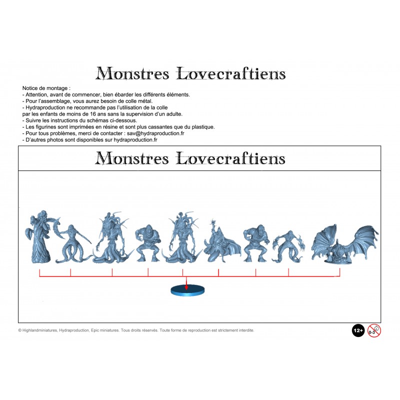 9 Créatures Lovecraftienne